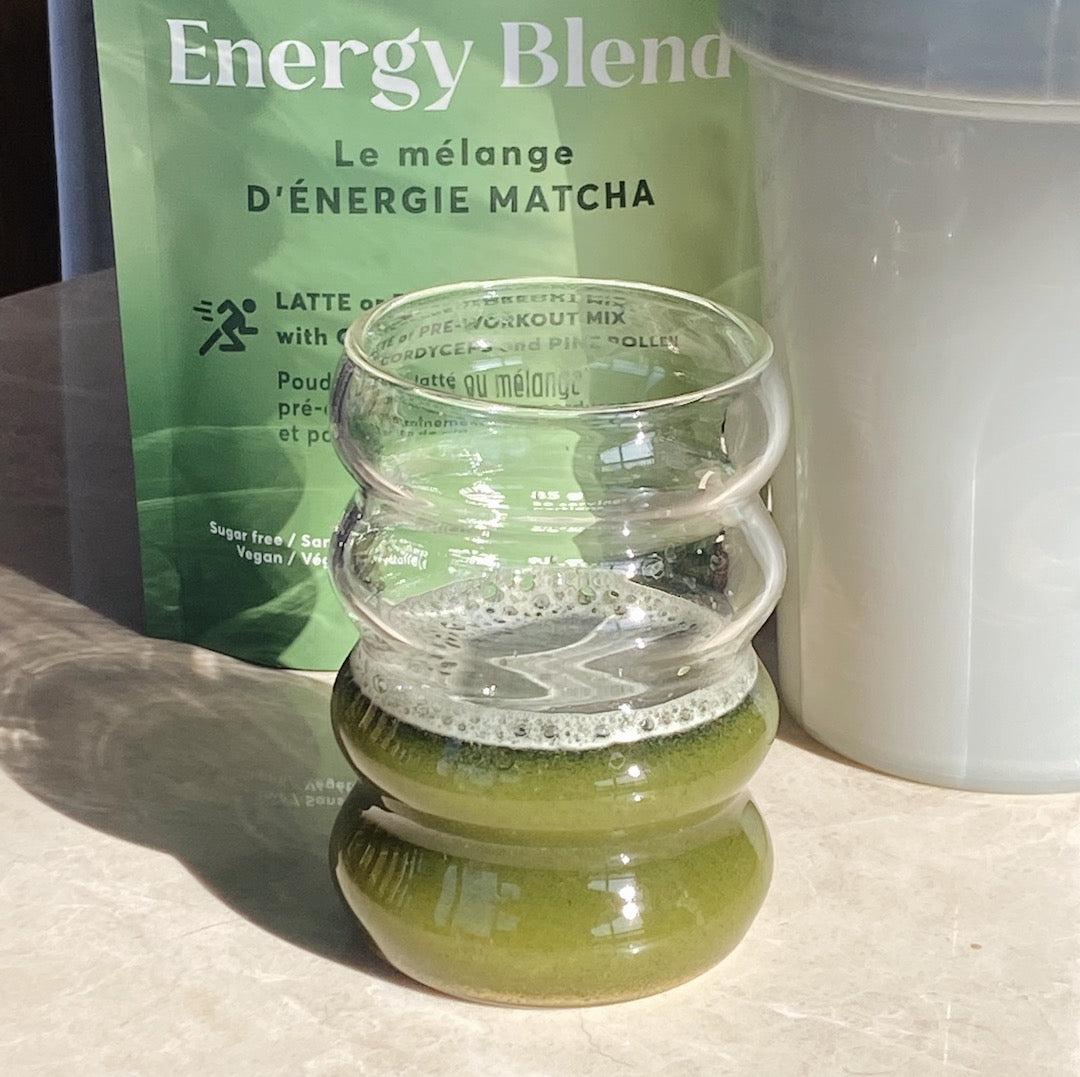 Matcha Pre-Workout Energy Shot · Amoda
