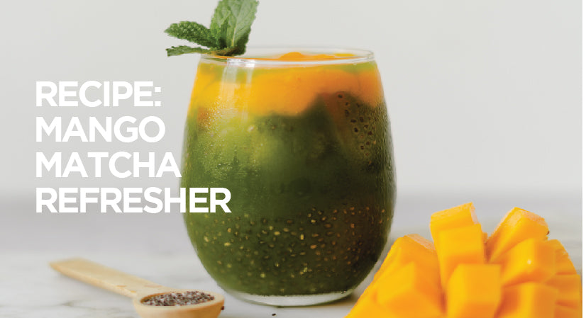 Mango Matcha Summer Refresher · Amoda